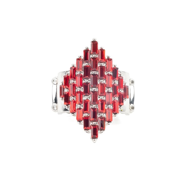 paparazzi | Jewelry | Hive Hustle Red Rhinestone Ring | Poshmark